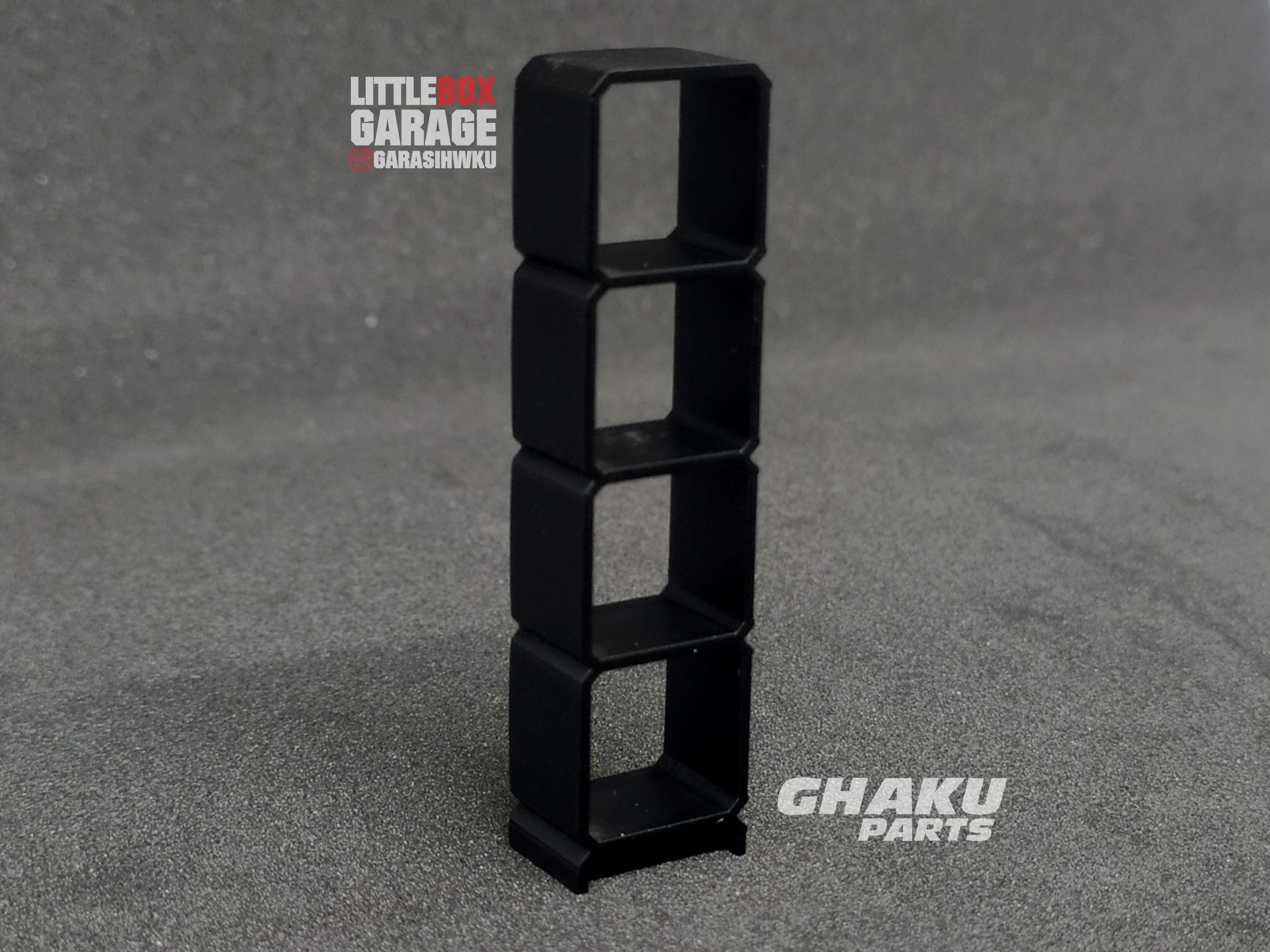 wheels rim rack display stand 4 box for diecast 64 scale 3D model 3D ...