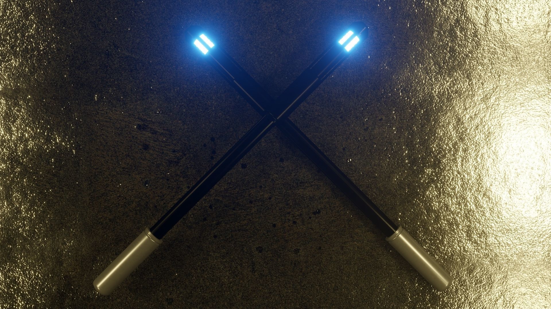 Escrima Sticks 3D model | CGTrader