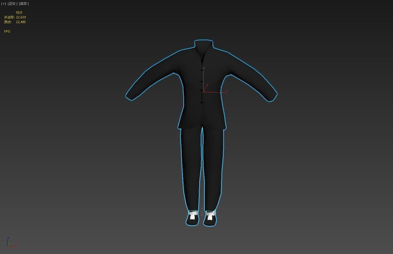 Costume IP Man Wing Chun kung fu 3D model | CGTrader