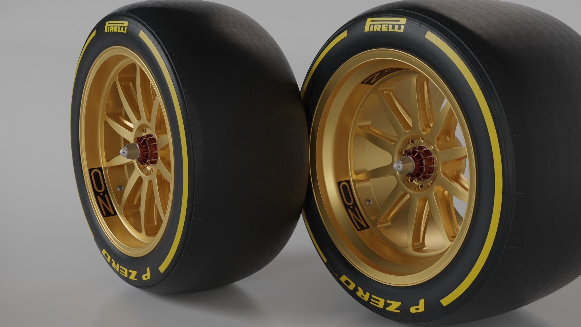 Formula One Wheel 3D model | CGTrader