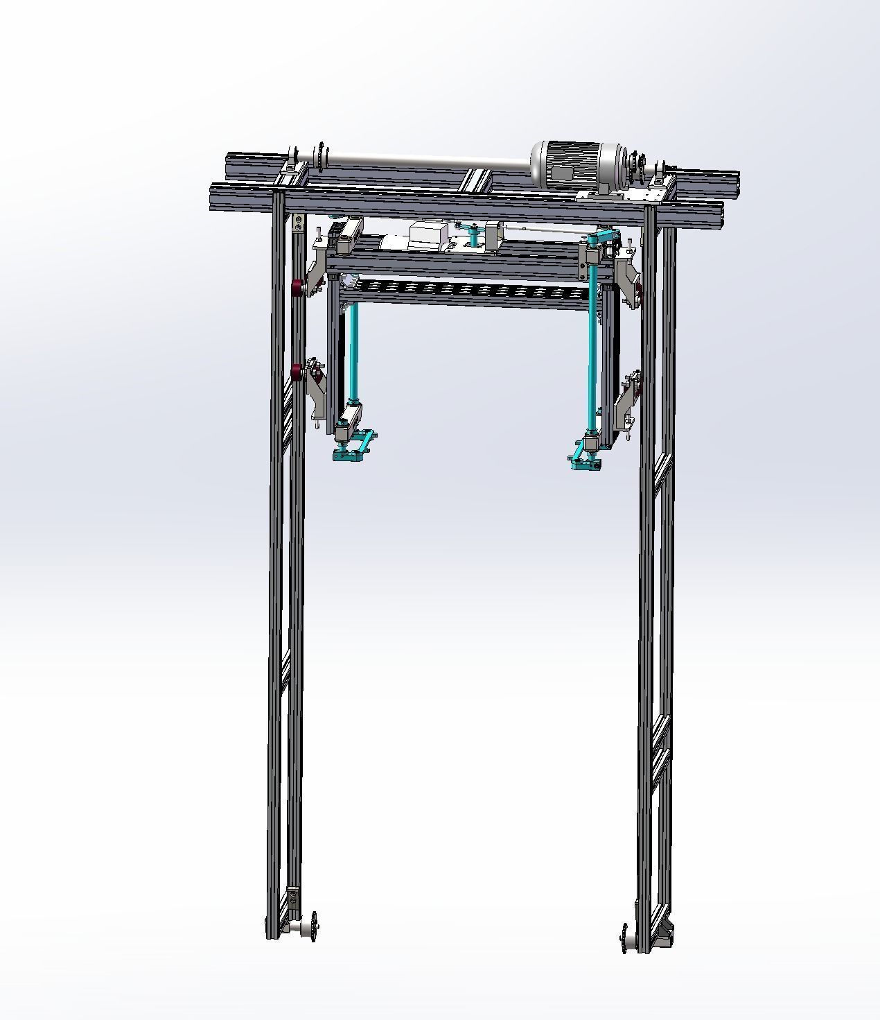 Plastic box stacking conveyor 3D model | CGTrader