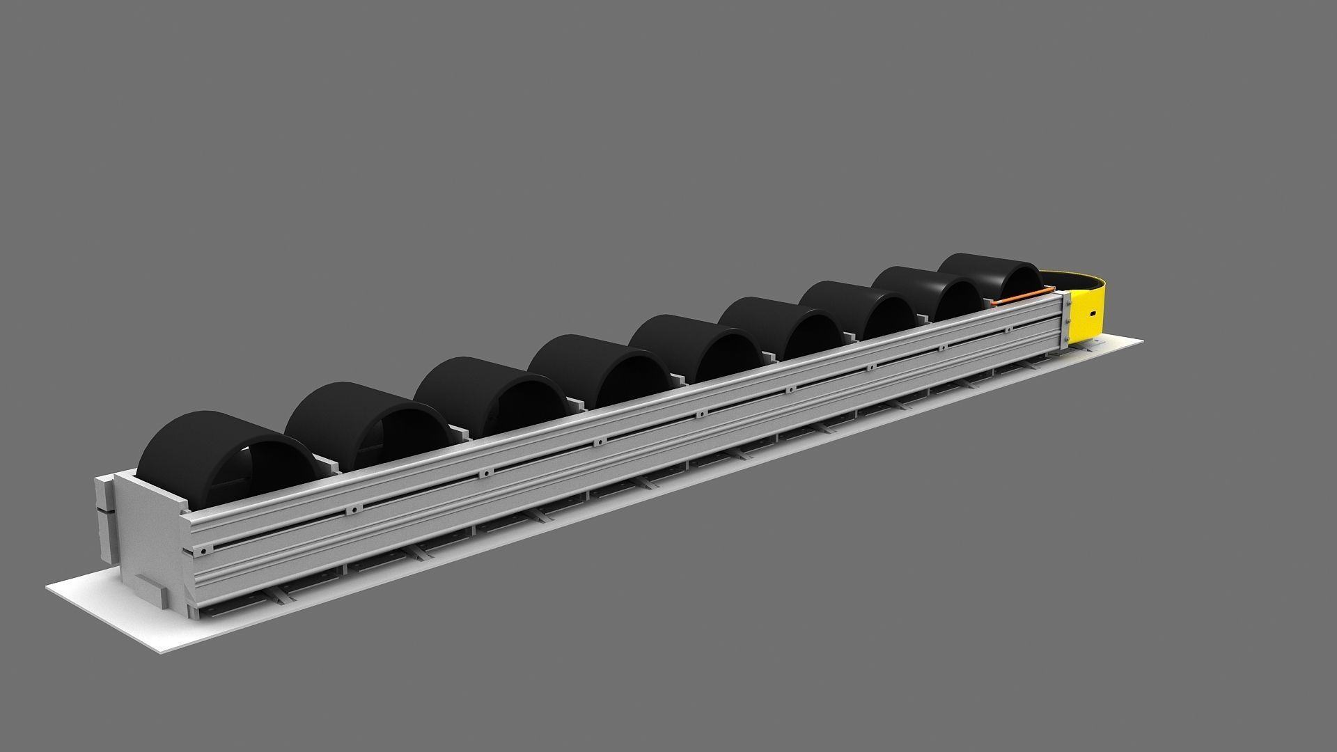 Energy Quad Guard Barrier 3d Model 3D model | CGTrader