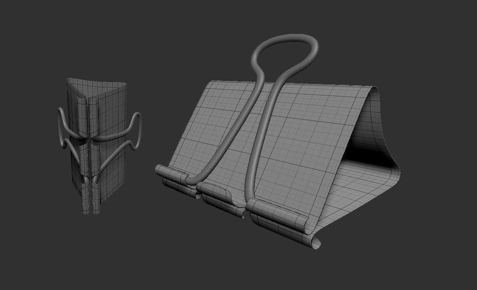3D model Binder Clips 3D VR / AR / low-poly | CGTrader