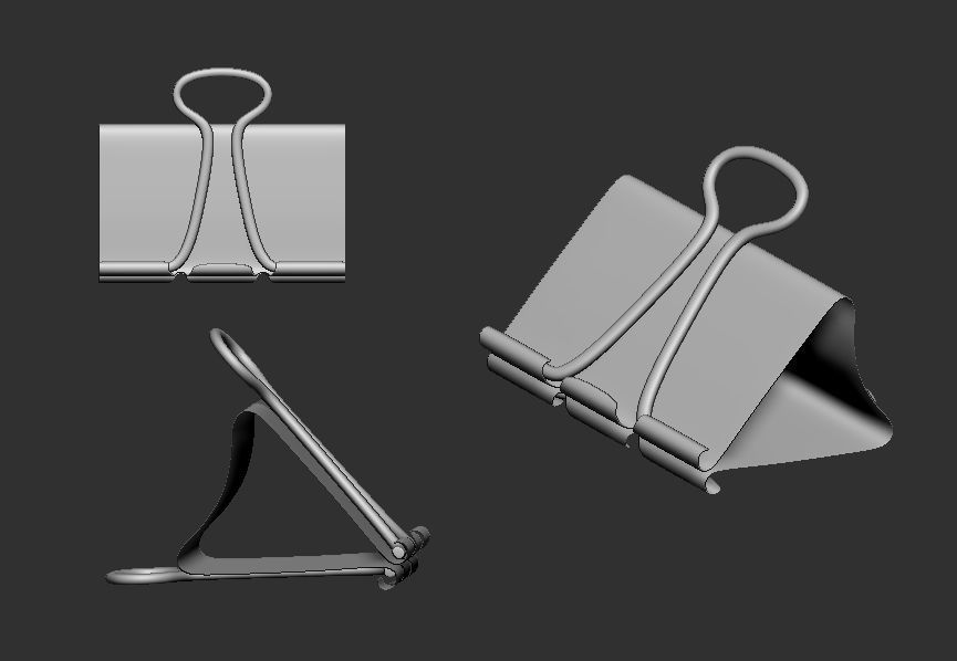3D model Binder Clips 3D VR / AR / low-poly | CGTrader