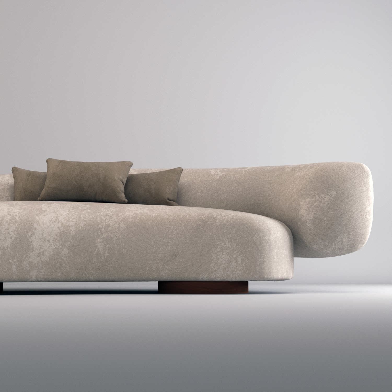 Okha Sofas repose 3D model | CGTrader