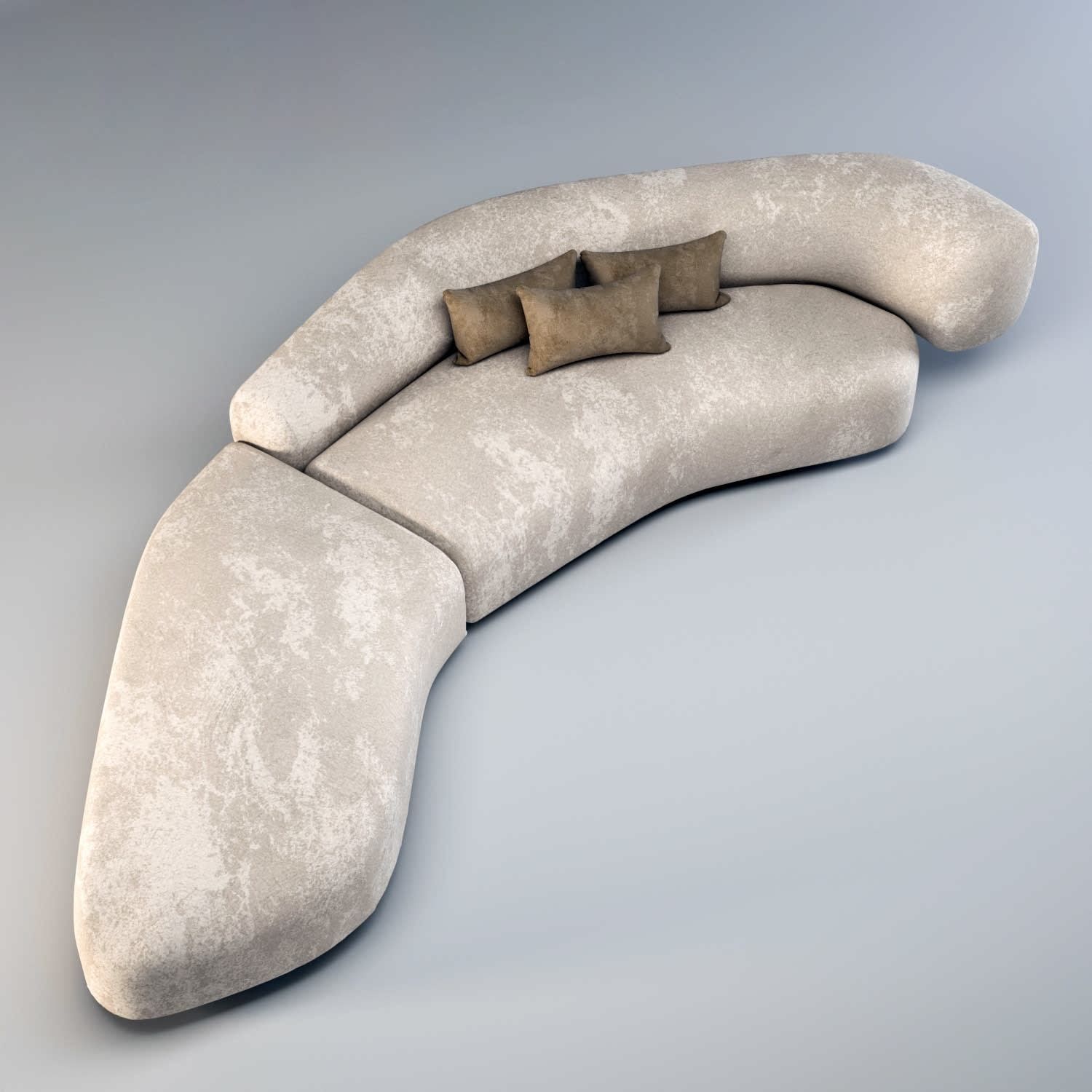 Okha Sofas repose 3D model | CGTrader