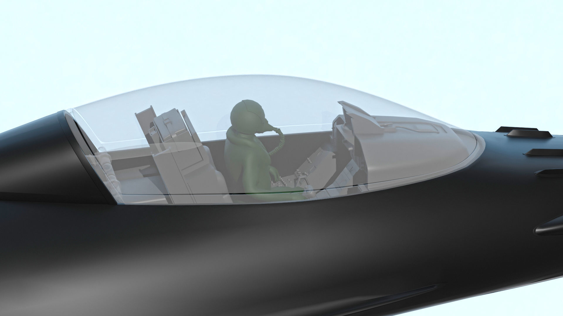 3D Fighter Aircraft and Fighter Pilot 3D model | CGTrader