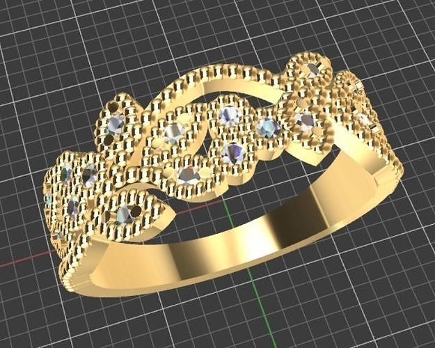 wedding ring free 3D model | CGTrader