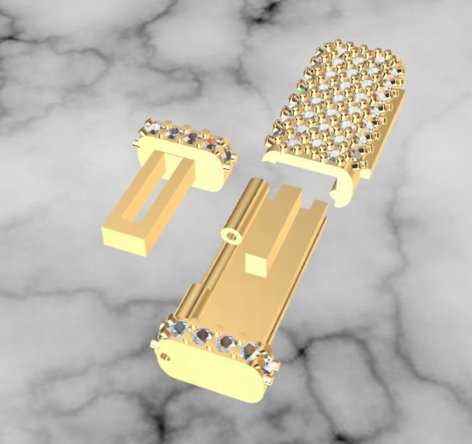 lock for chain free 3D model 3D printable | CGTrader