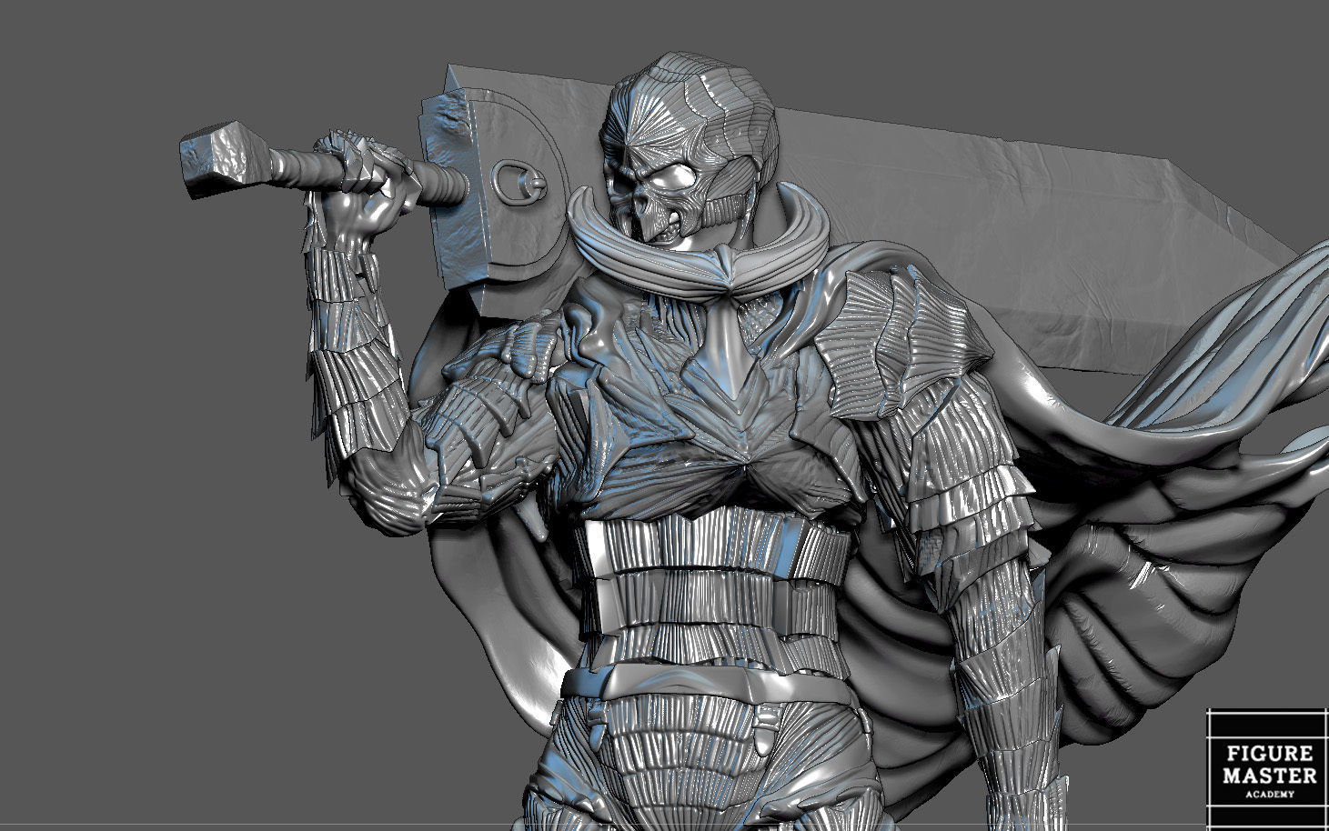 BERSERK GUTS FANTASY ANIME SWORD CHARACTER 3D PRINT MODEL 3D model 3D ...