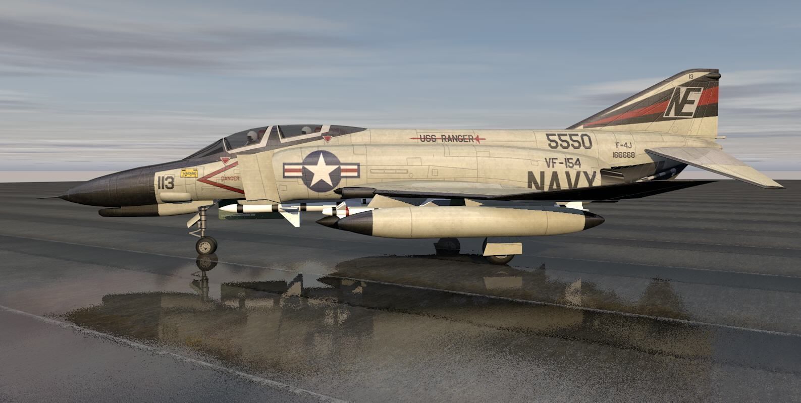 McDonnell Douglas F-4E Phantom 3D model | CGTrader