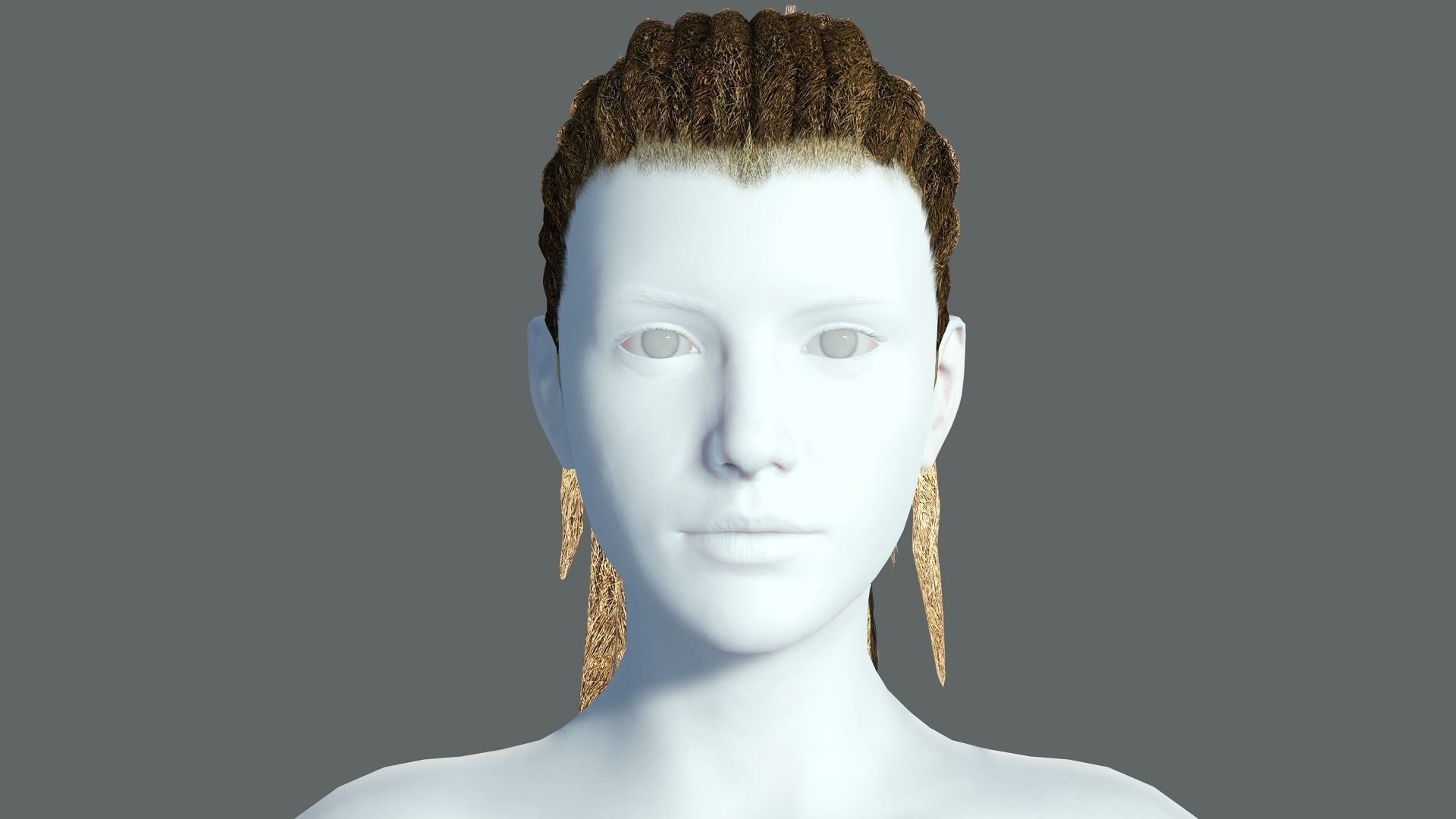 Realistic Dreads Hair Rasta free VR / AR / low-poly 3D model rigged ...