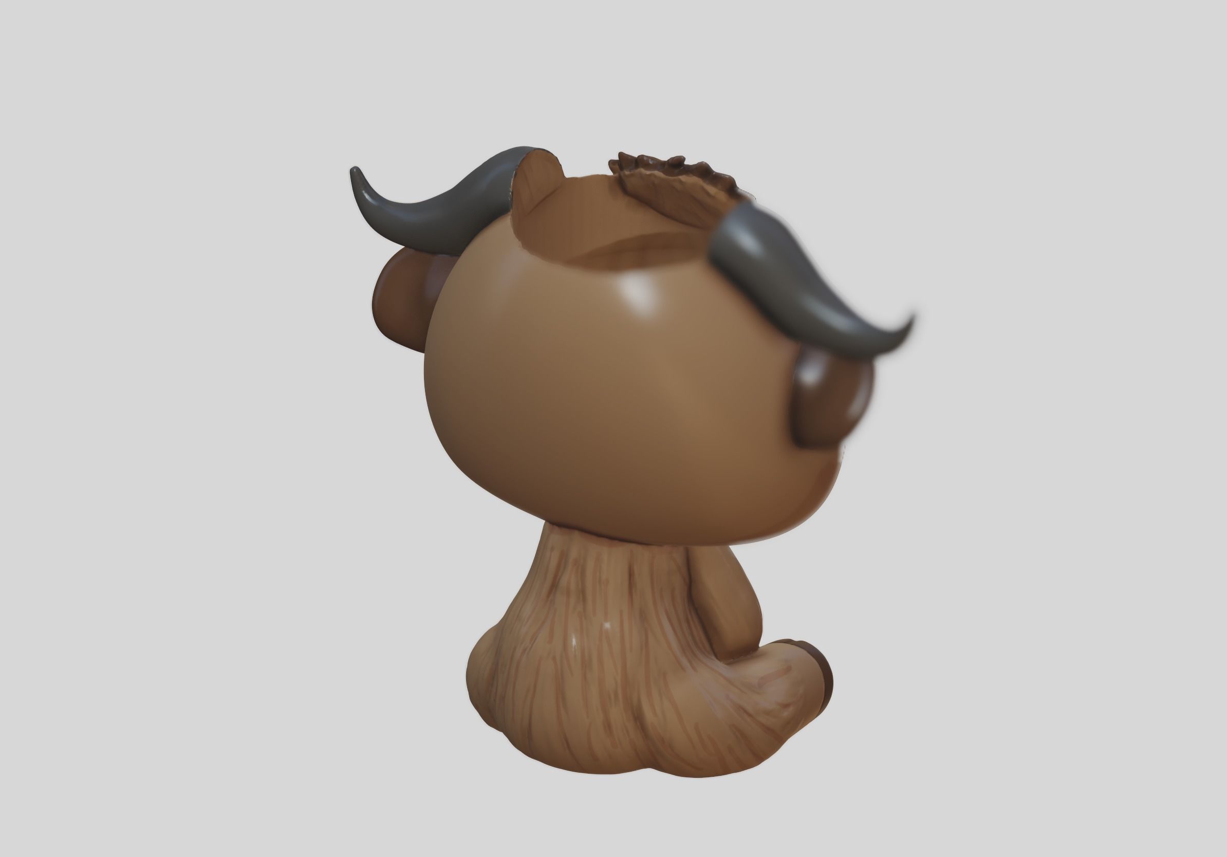 Cute Ox Planter - Chinese Calendar planters 3D model 3D printable ...