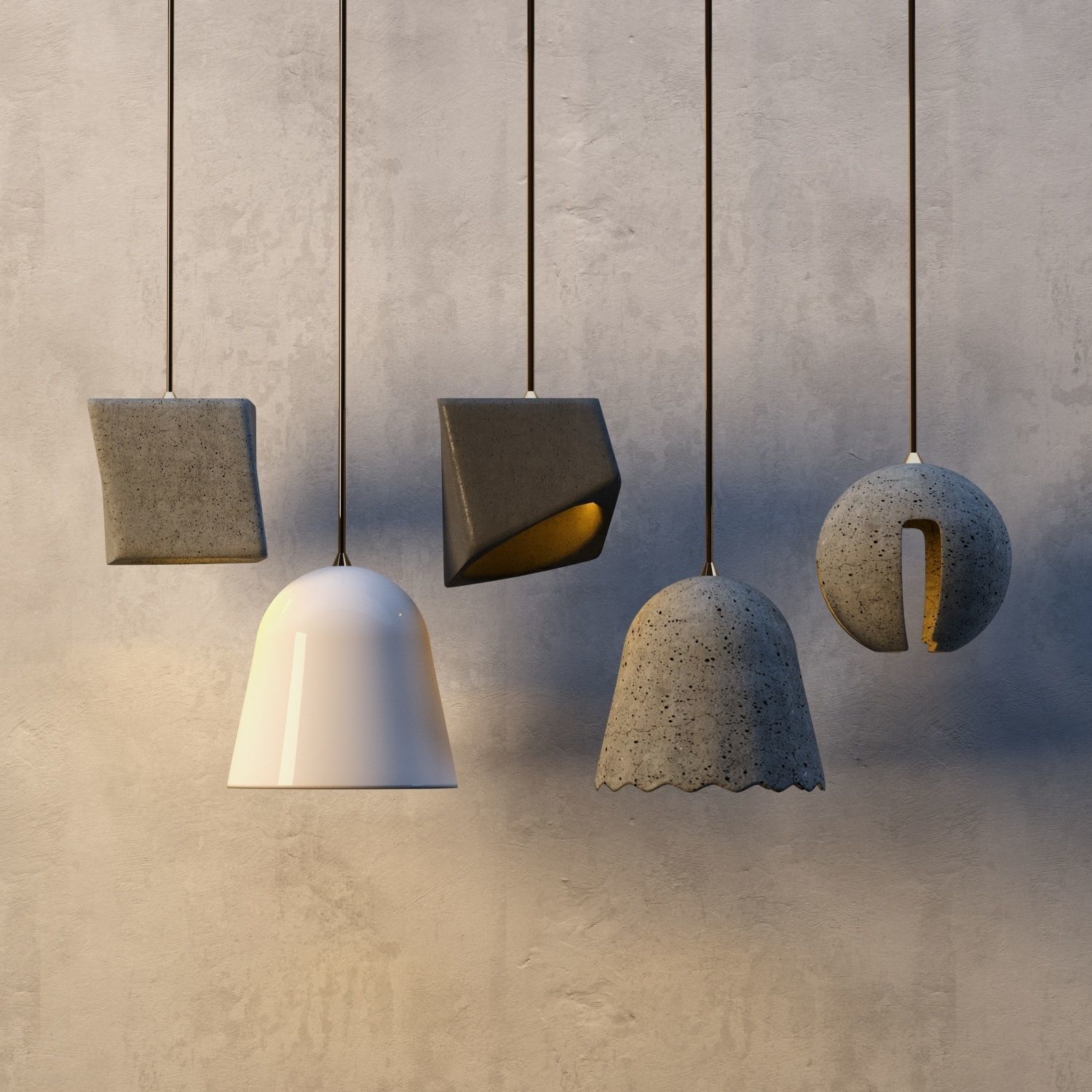 3D model Lighting stone collection VR / AR / low-poly | CGTrader
