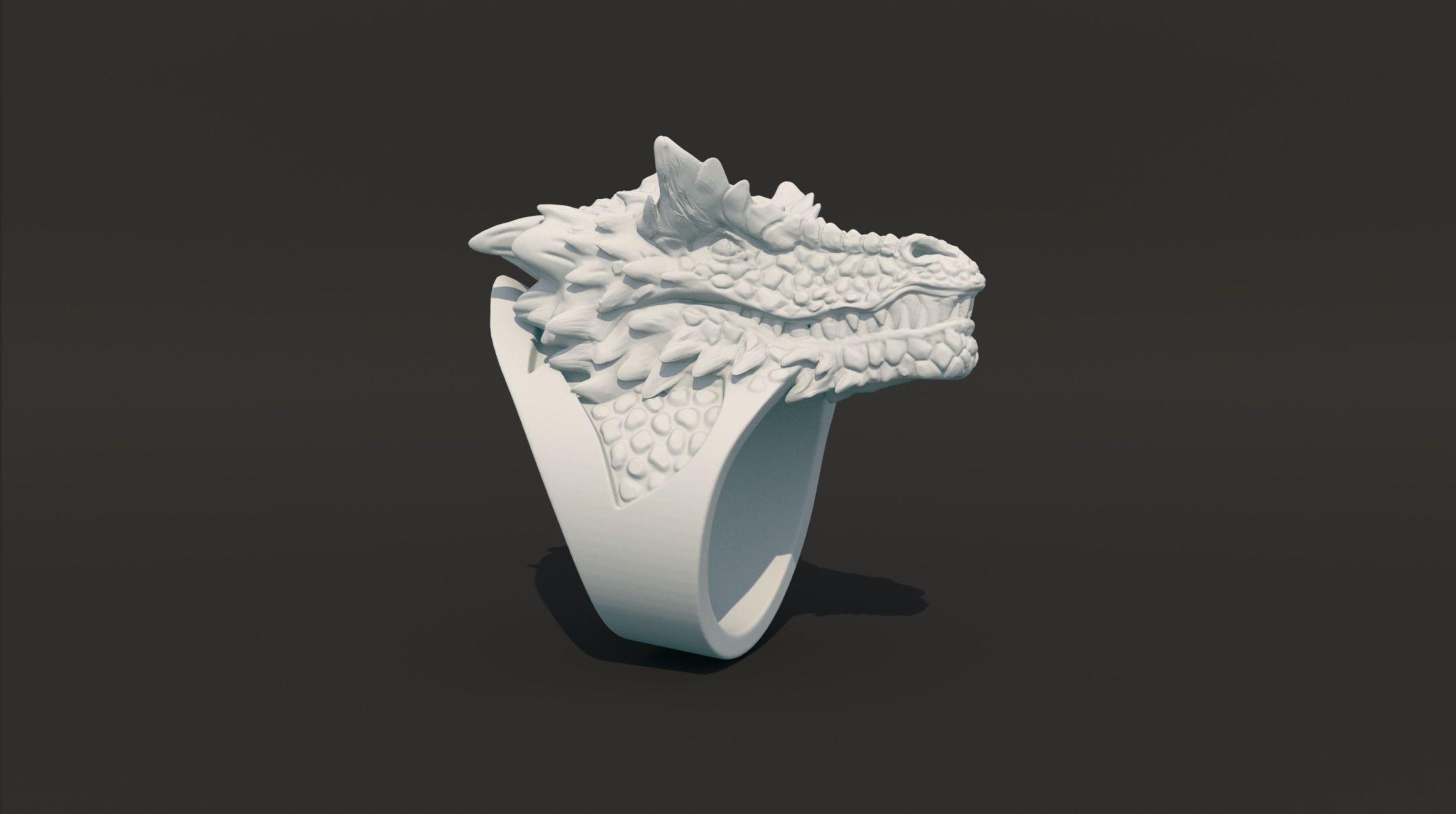 Ring House of the dragon syrax caraxes drogon 3D model 3D printable ...