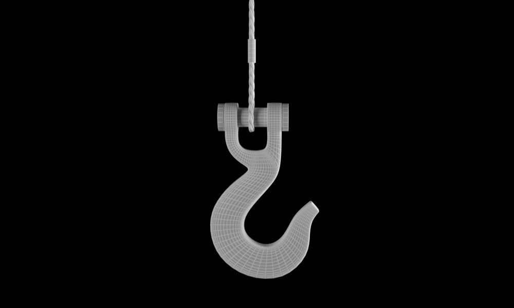 Hook 3d hanging 3D model | CGTrader