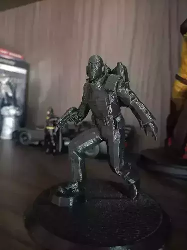 Heatwave figure of soldier on shelf 3D model 3D printable | CGTrader