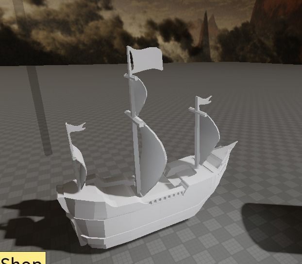 3D model Ship pirate boat VR / AR / low-poly | CGTrader