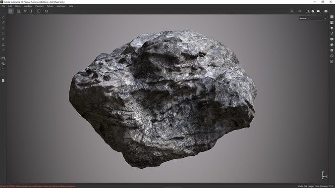 rock midpoly a01 3D model | CGTrader