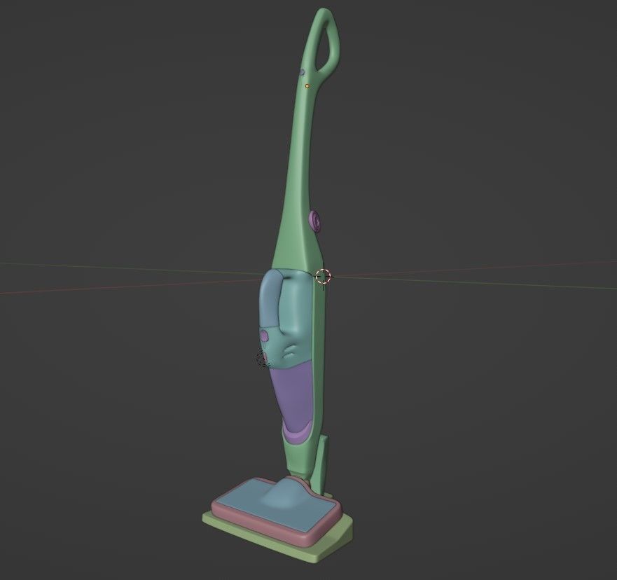 Bosch hoover 3D model | CGTrader