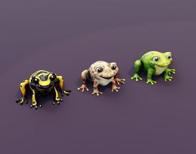 Stylized frog 3D Models | CGTrader