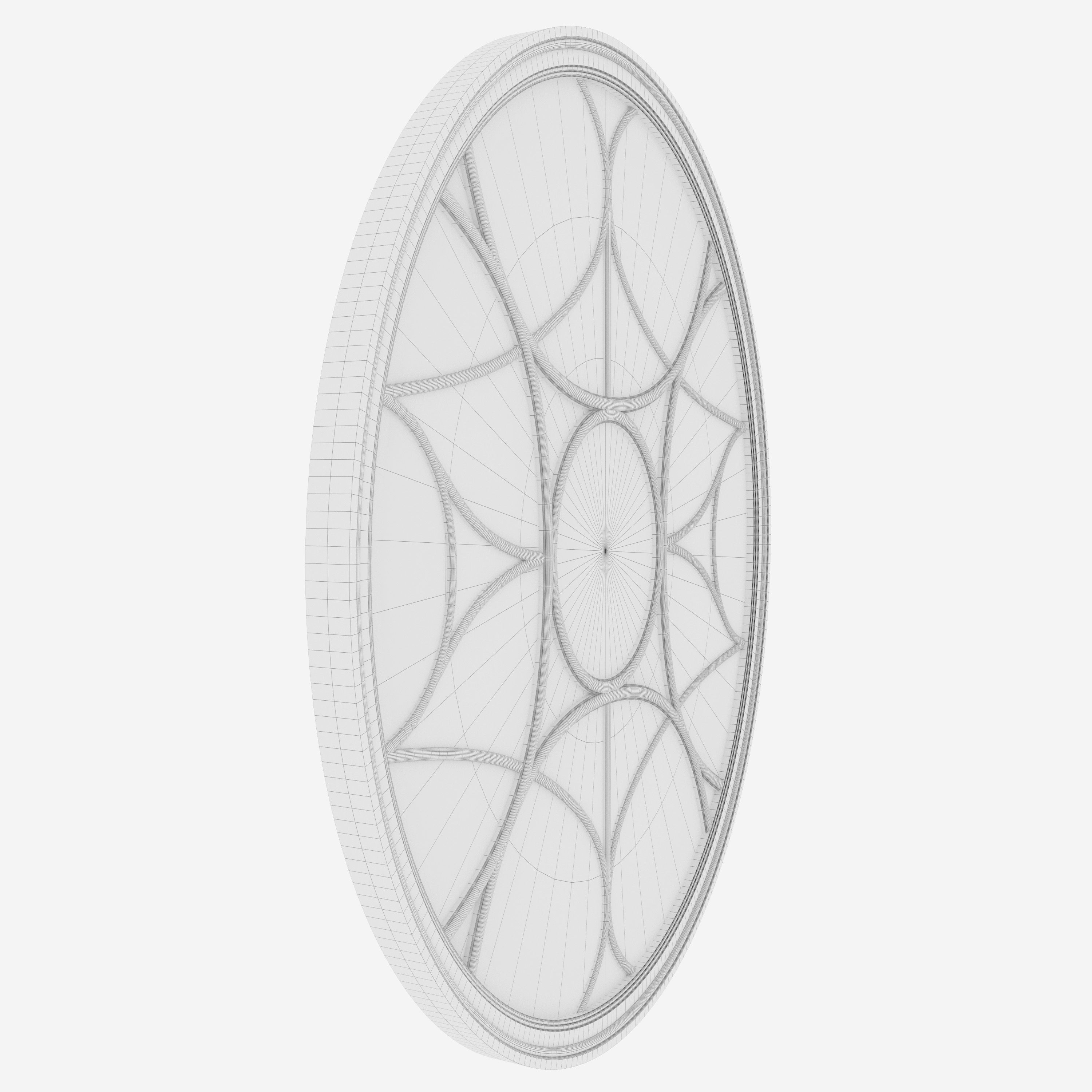 Castle window round 3D model | CGTrader