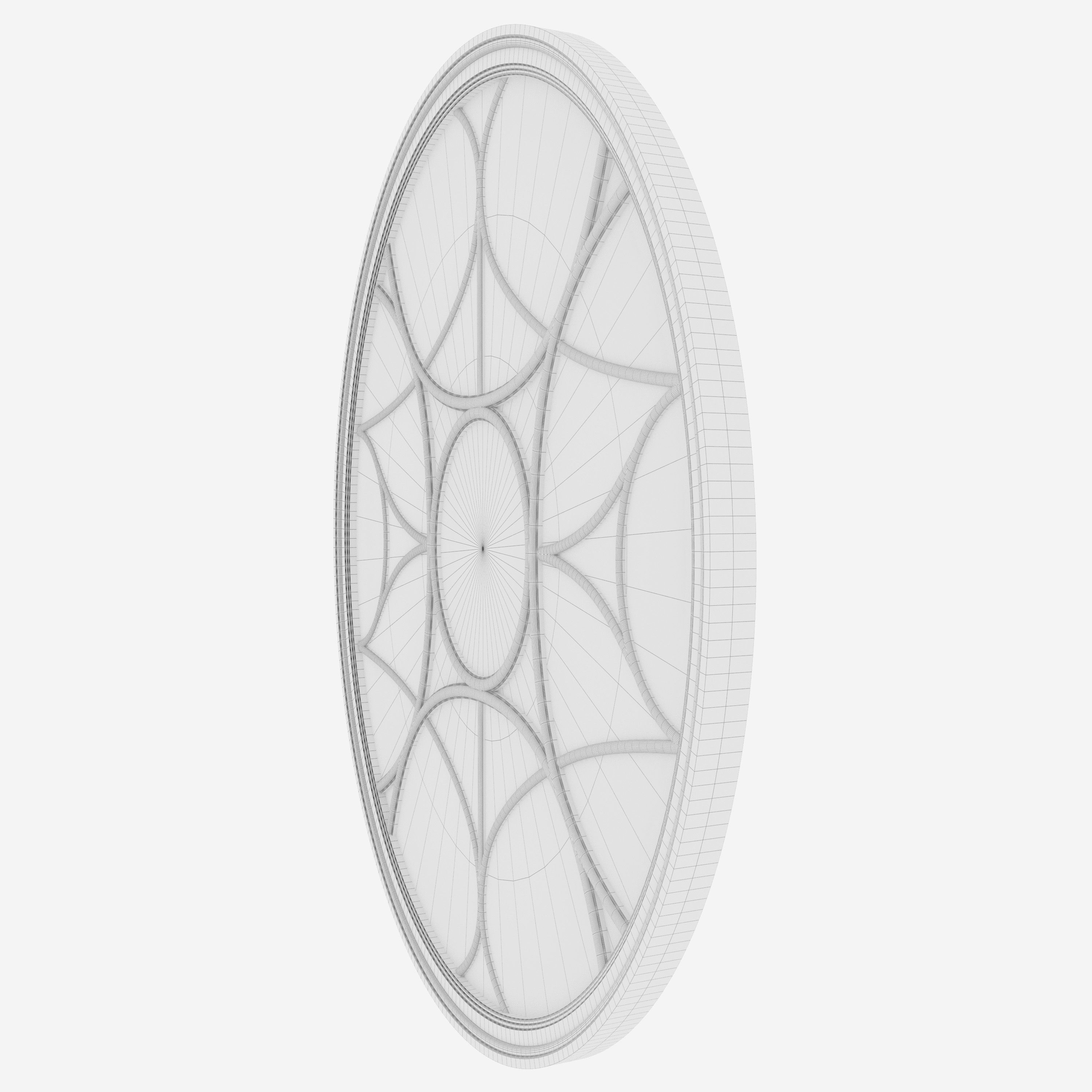 Castle window round 3D model | CGTrader