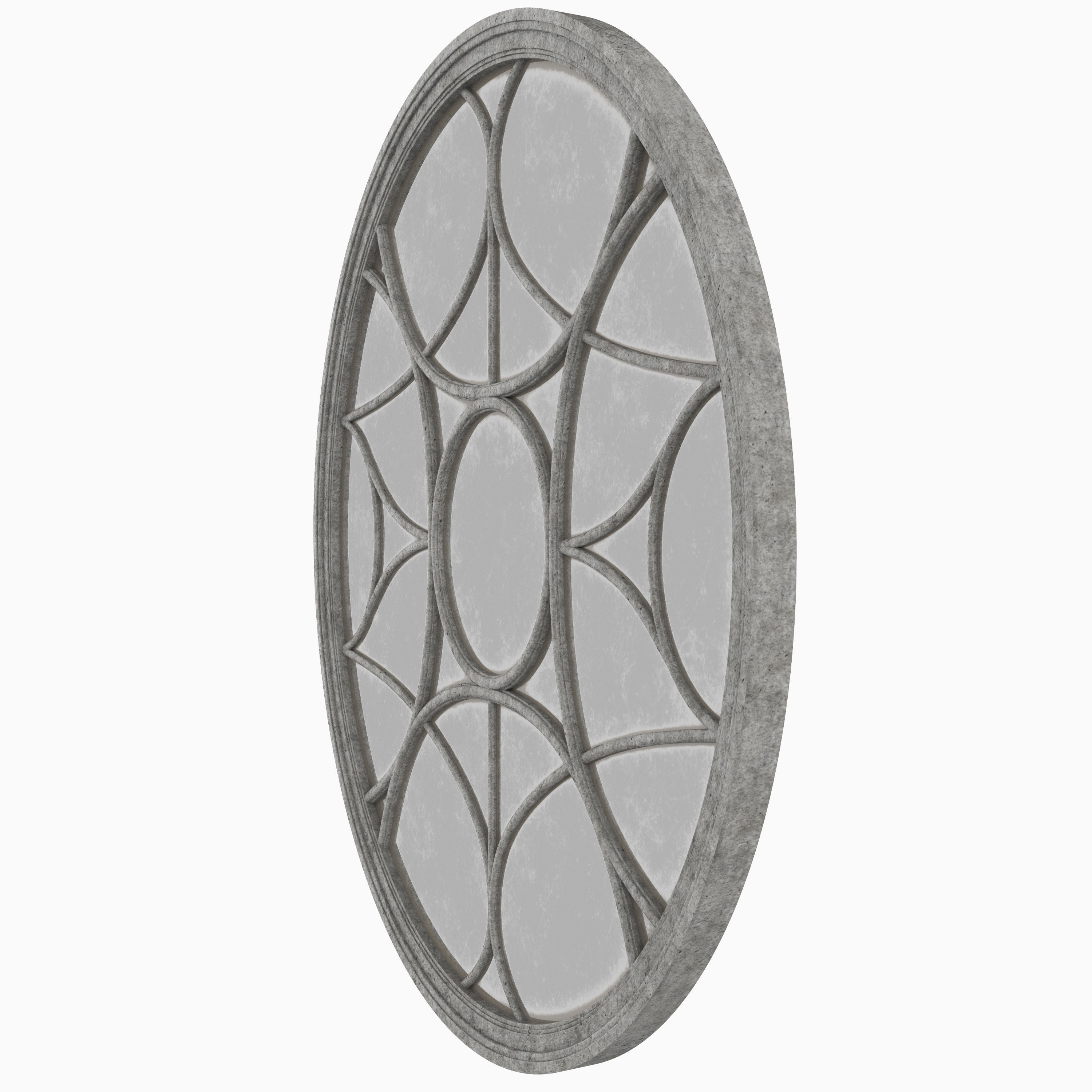 Castle window round 3D model | CGTrader