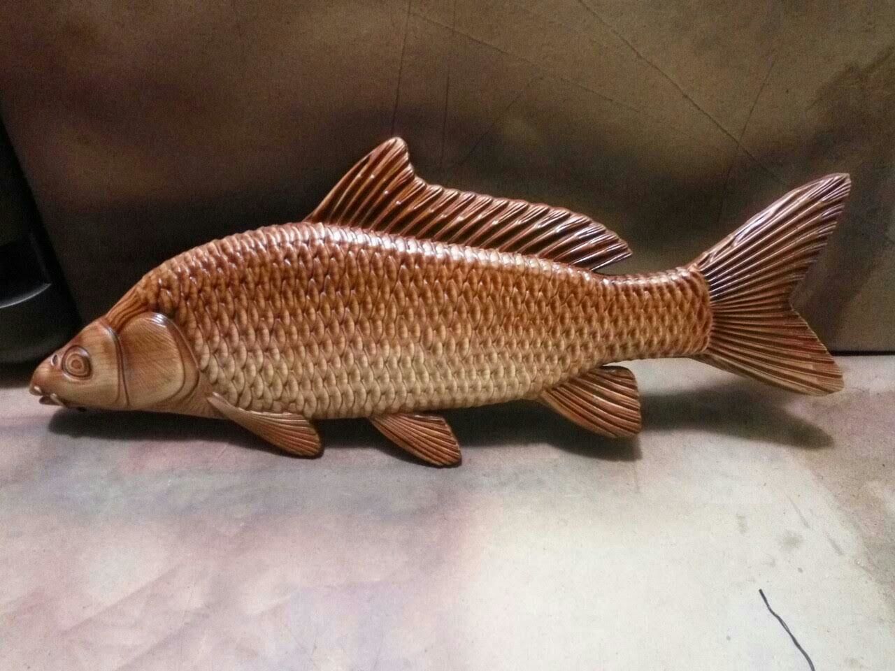 3d STL Model for CNC Carp fish 3D model | CGTrader