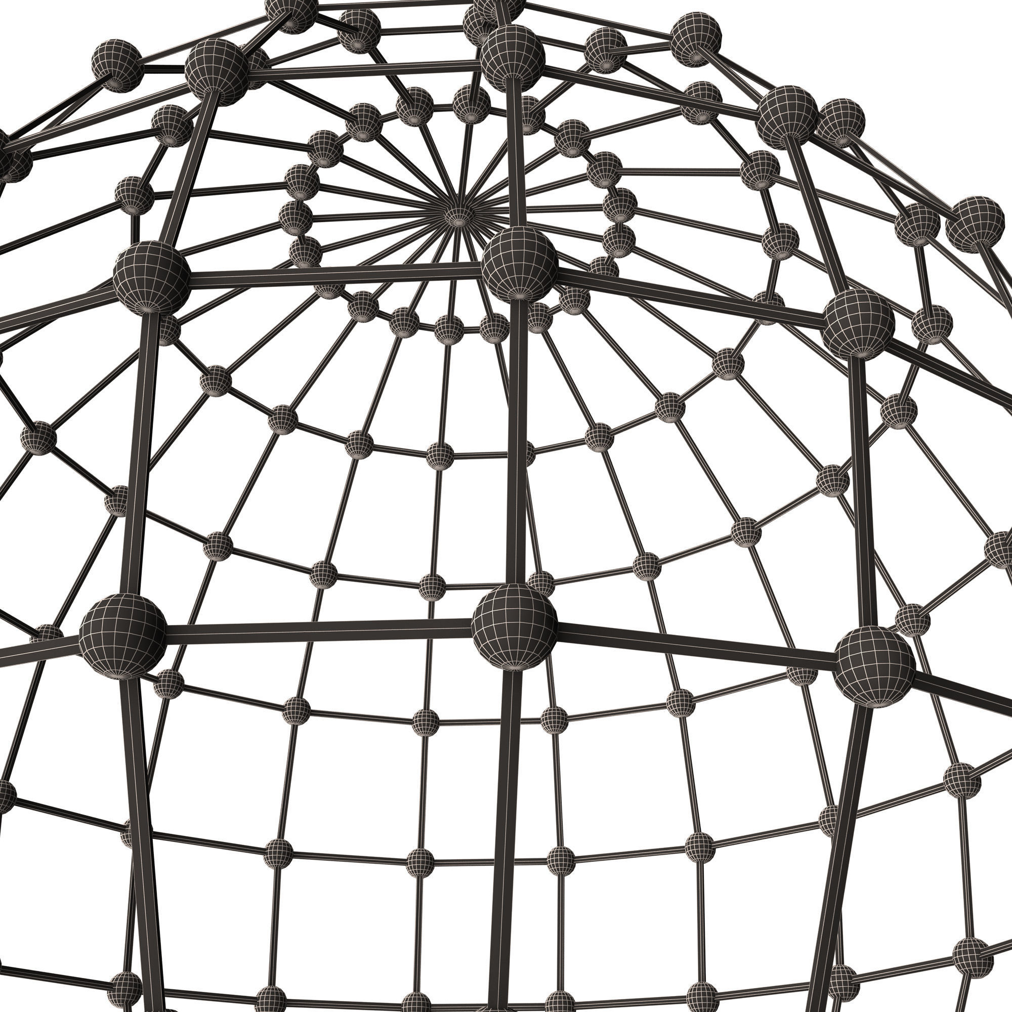 3D model Wireframe Sphere 003 VR / AR / low-poly | CGTrader