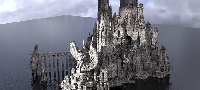 KING ARTHURS CAMELOT KIT BASH 2 3D model | CGTrader