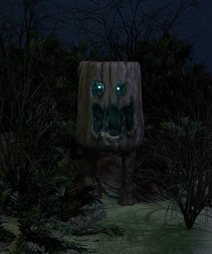 3D model Fantasy alive tree low-poly game ready VR / AR / low-poly ...