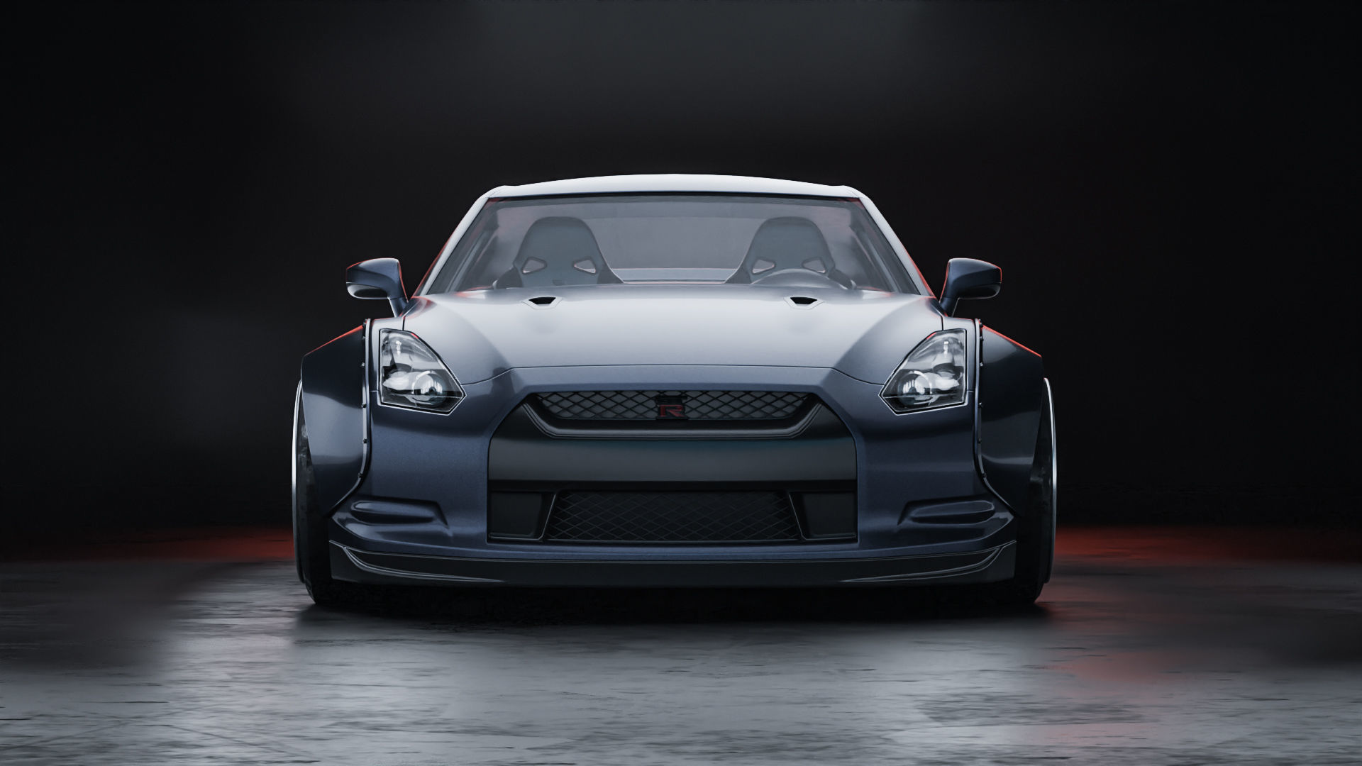 3D model Nissan GT-R VR / AR / low-poly | CGTrader