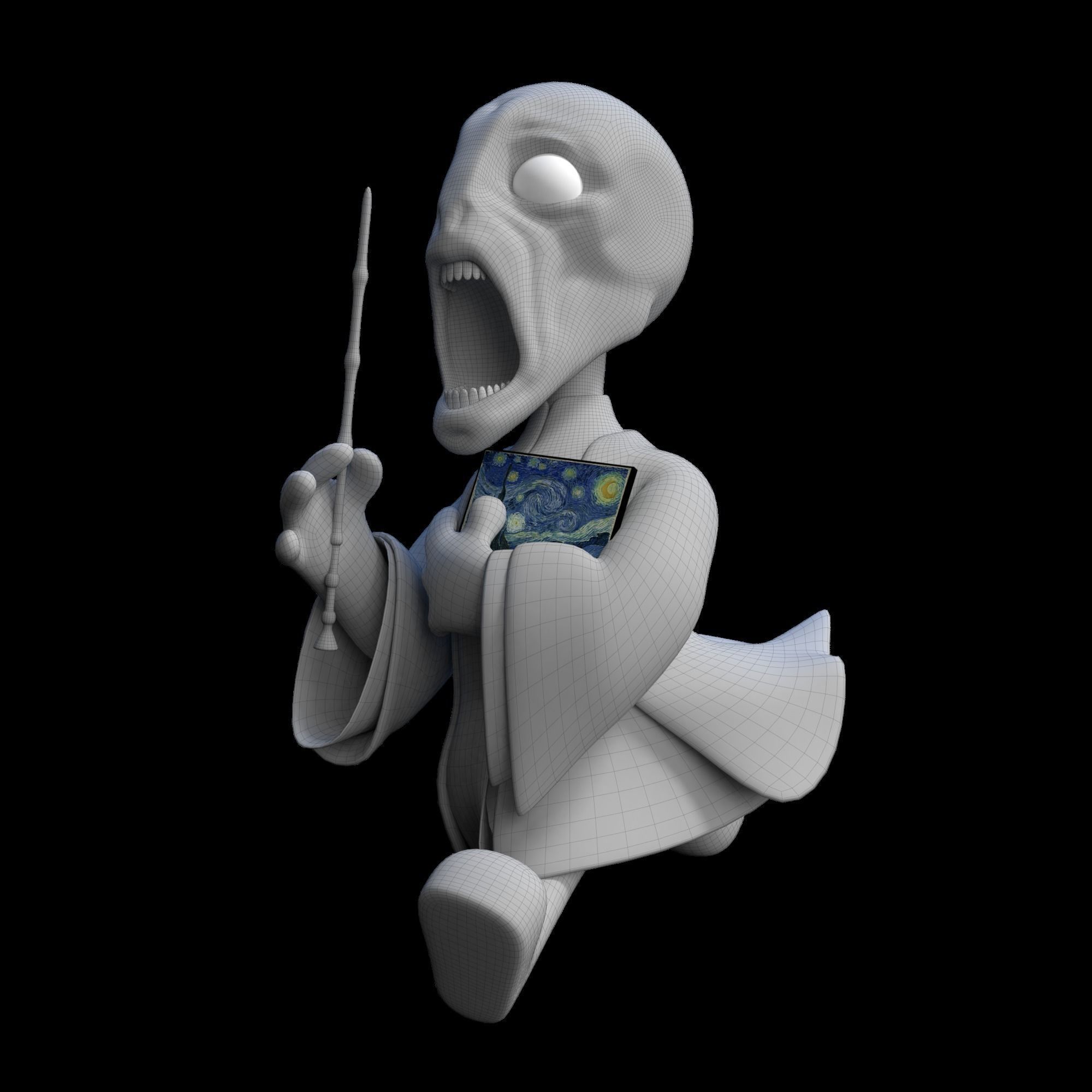 3D model Vincent Voldemort Art Toy VR / AR / low-poly | CGTrader