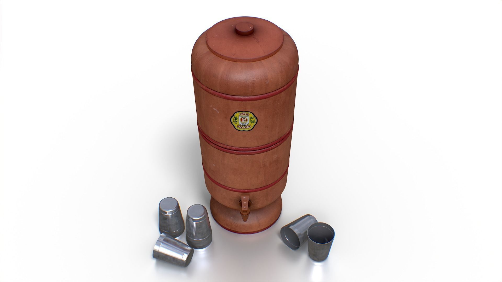 Famous Brazilian clay filter 3D model | CGTrader