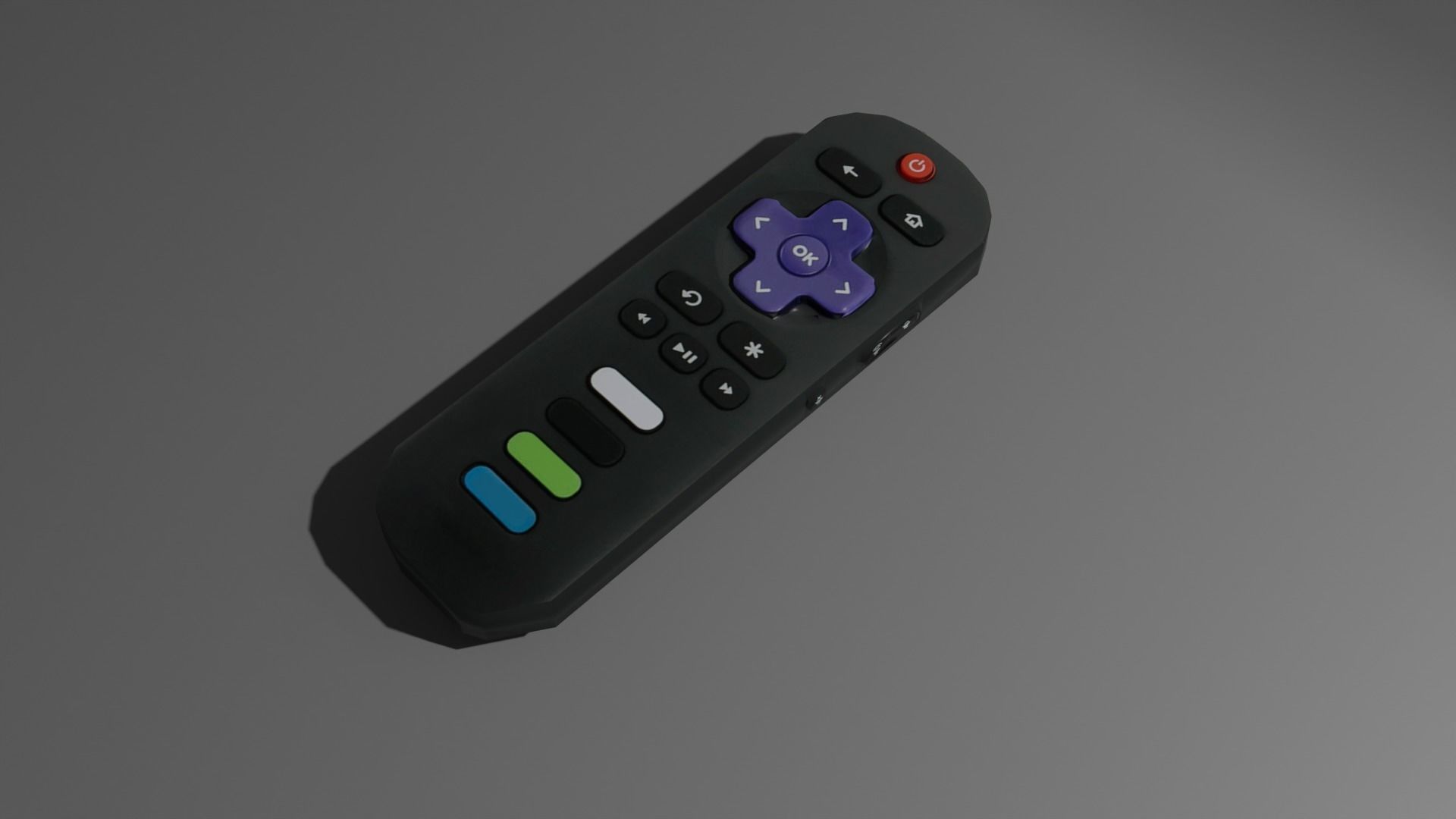 3D model TV Remote Low Poly VR / AR / low-poly | CGTrader