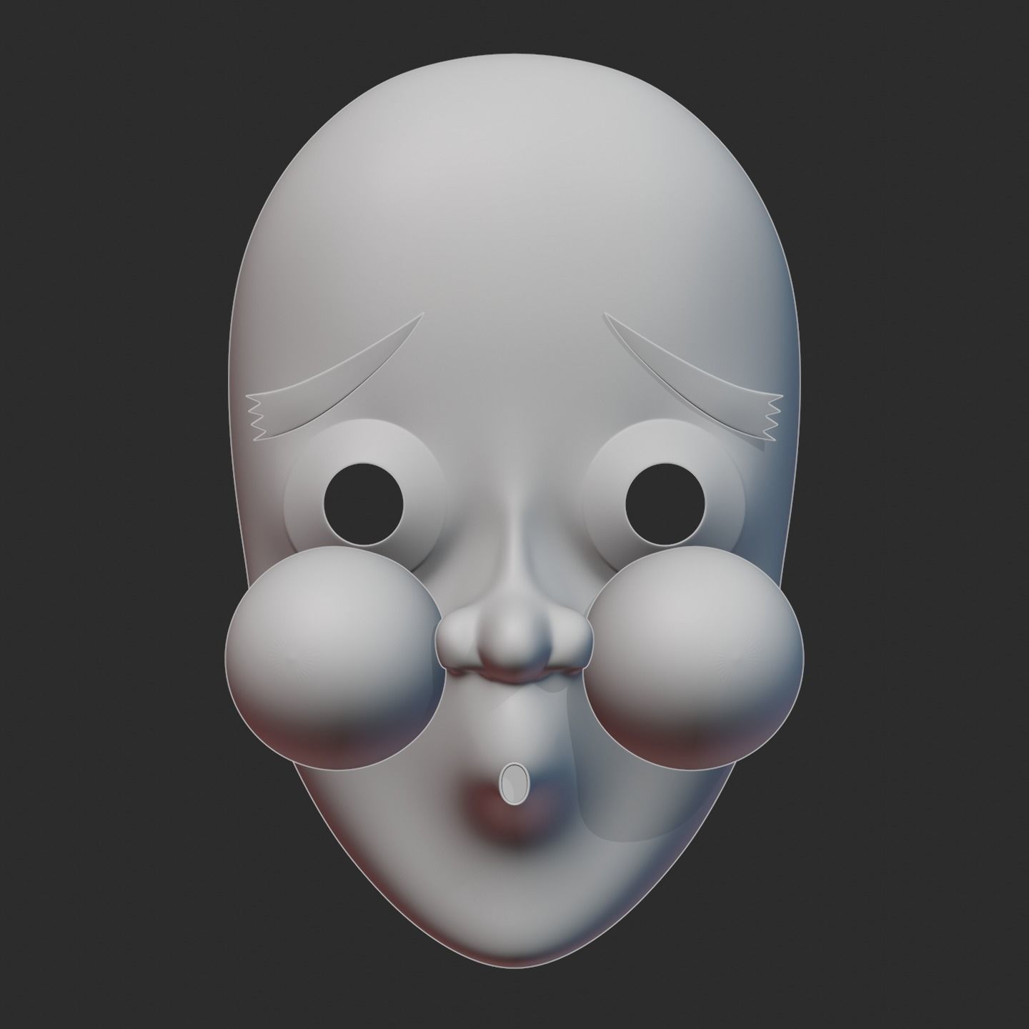 Haganezuka Demon Slayer Mask 3D model 3D printable | CGTrader