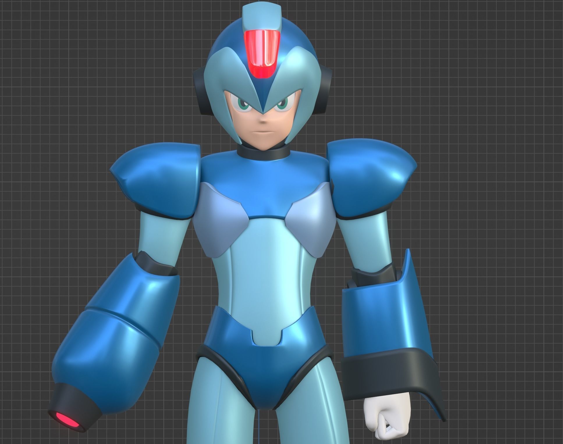 MegaMan X 3D model rigged | CGTrader