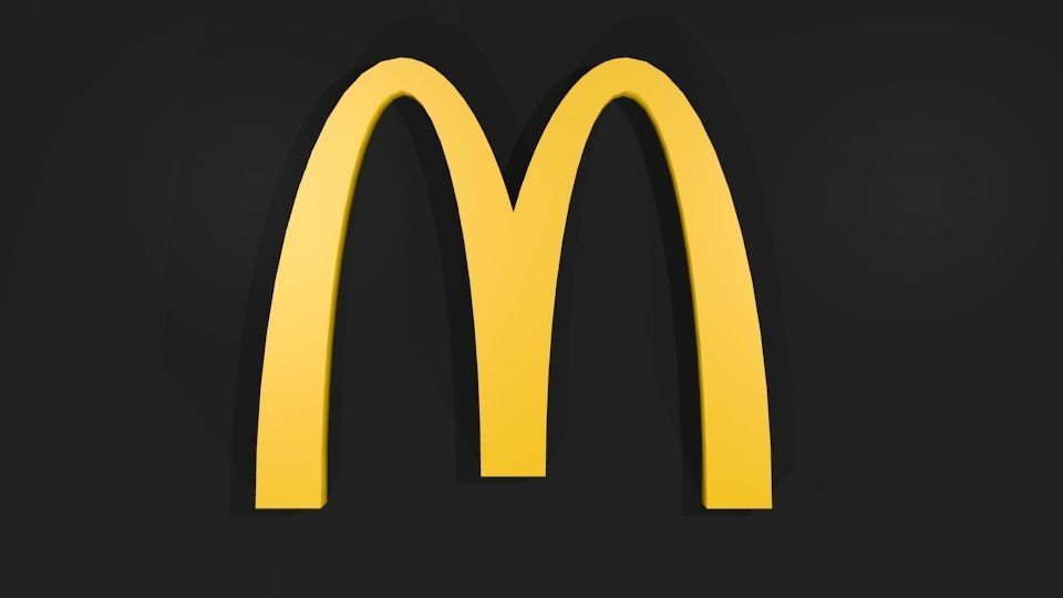 3D model McDonald Logo VR / AR / low-poly | CGTrader