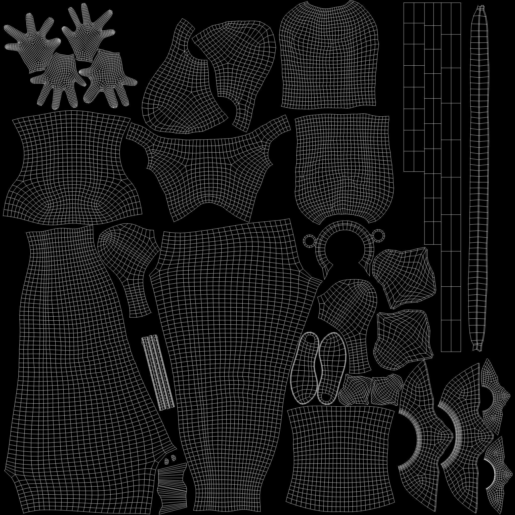 3D model Crimson Black Warrior Armour Bodysuit VR / AR / low-poly ...