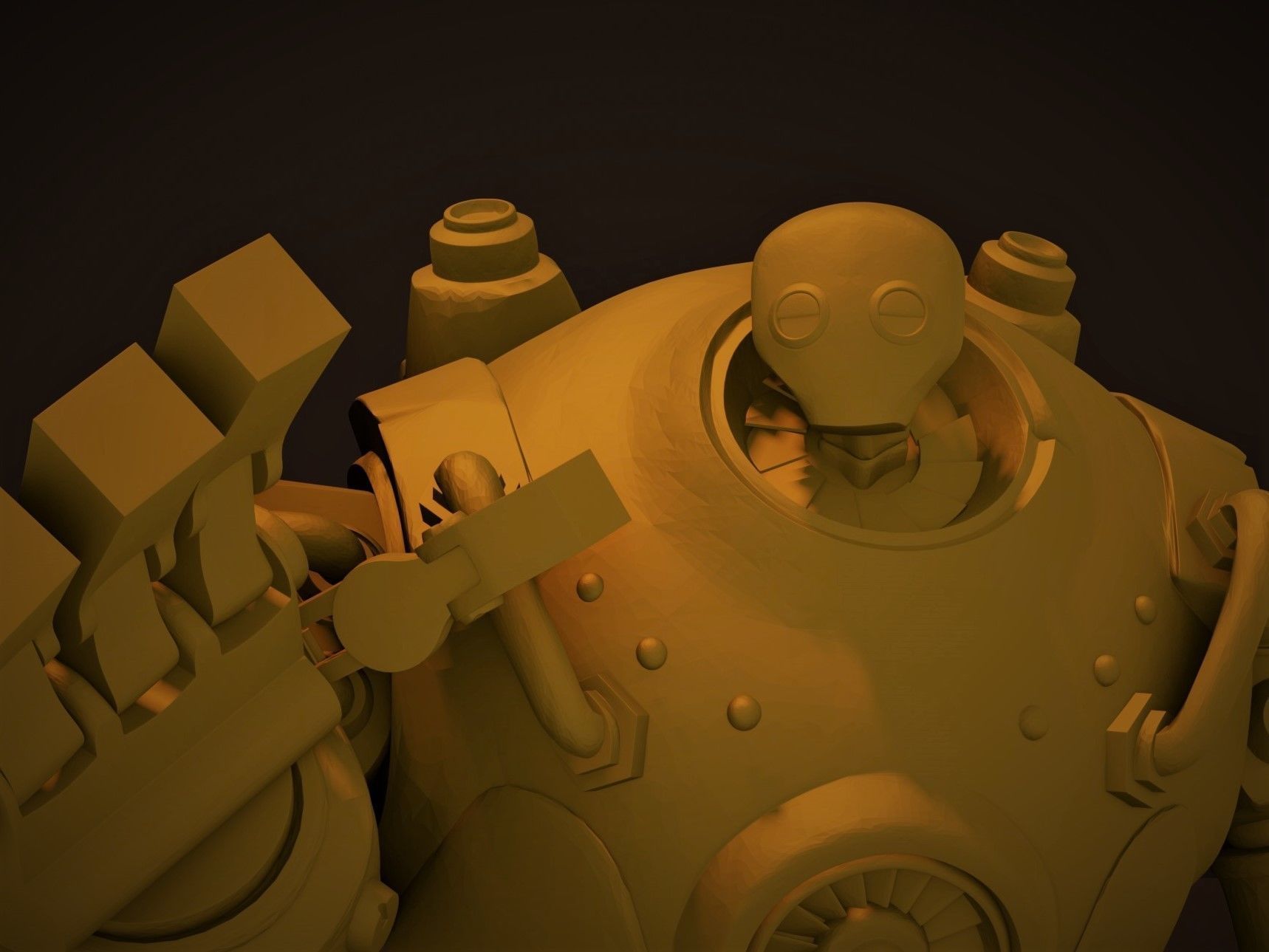UPDATED BLITZCRANK V2 WITH STAND AND LOL LOGO free 3D model 3D ...