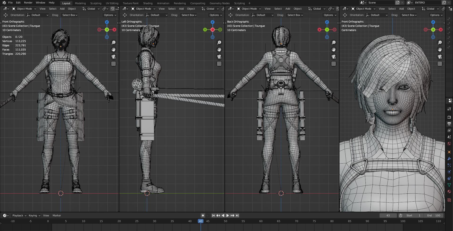 3D model Mikasa Ackerman - Attack on titan Season 4 Part 2 VR / AR ...
