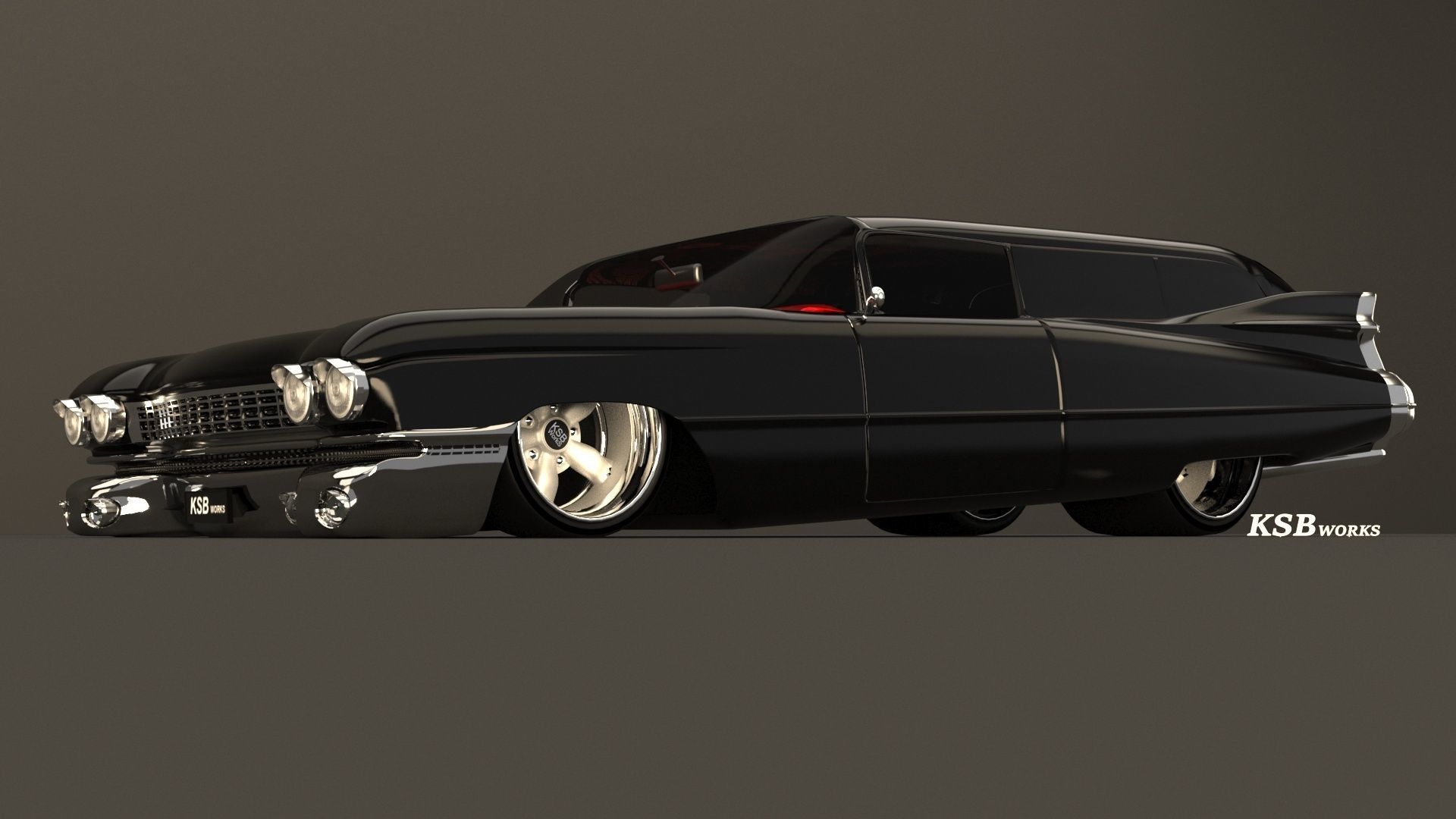 drag monster eldorado station 3D model rigged | CGTrader