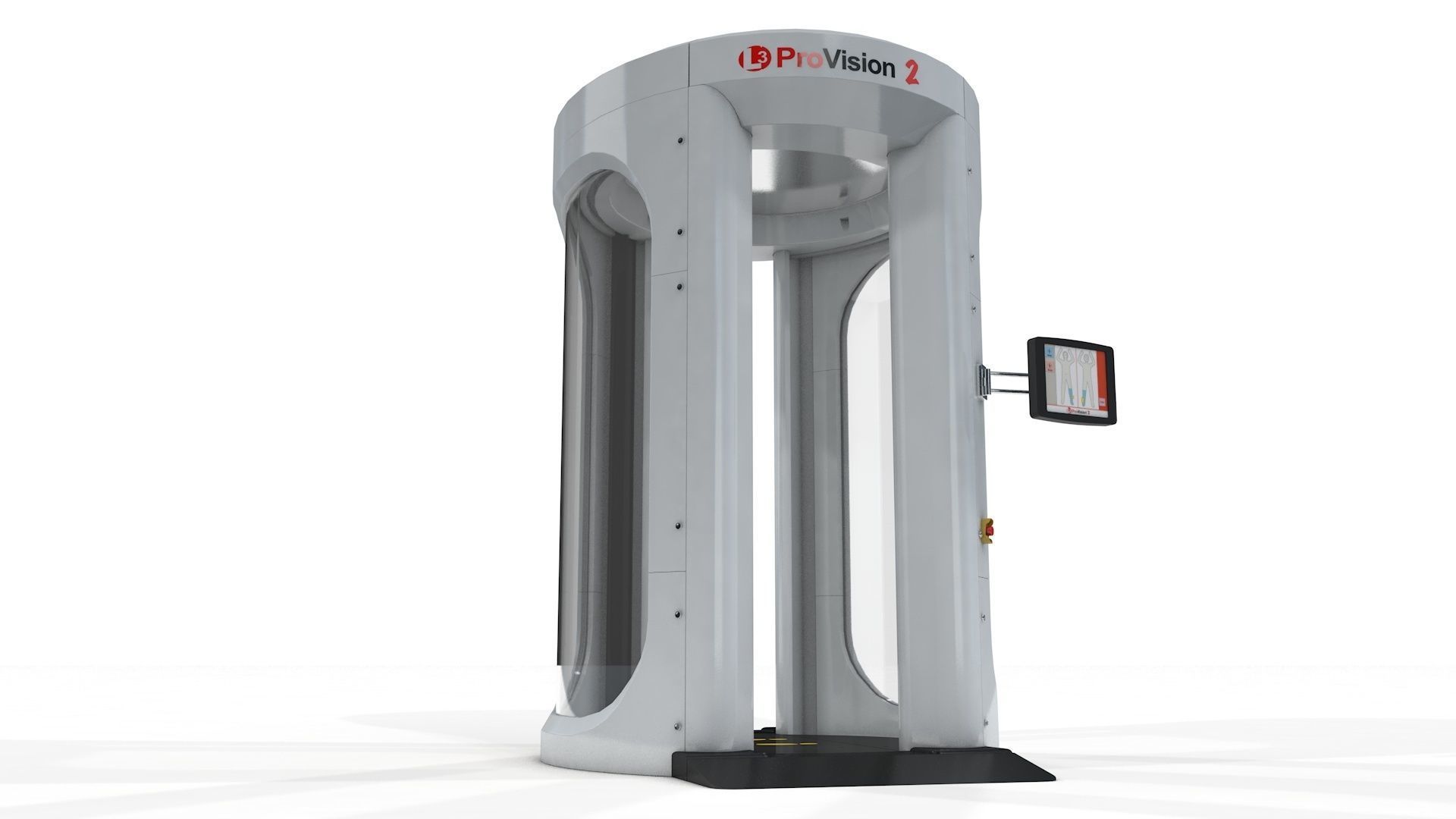 Airport Security Body Scanner Provision 3D model rigged | CGTrader