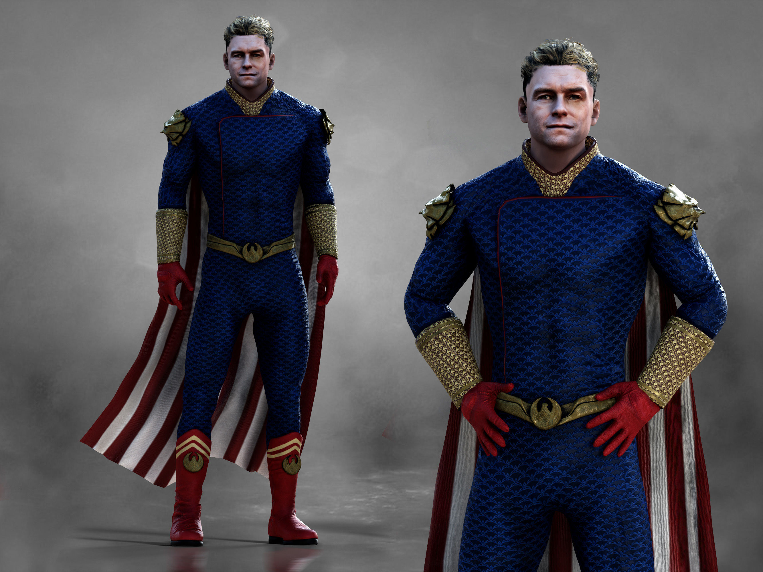 3D model Homelander VR / AR / low-poly rigged | CGTrader
