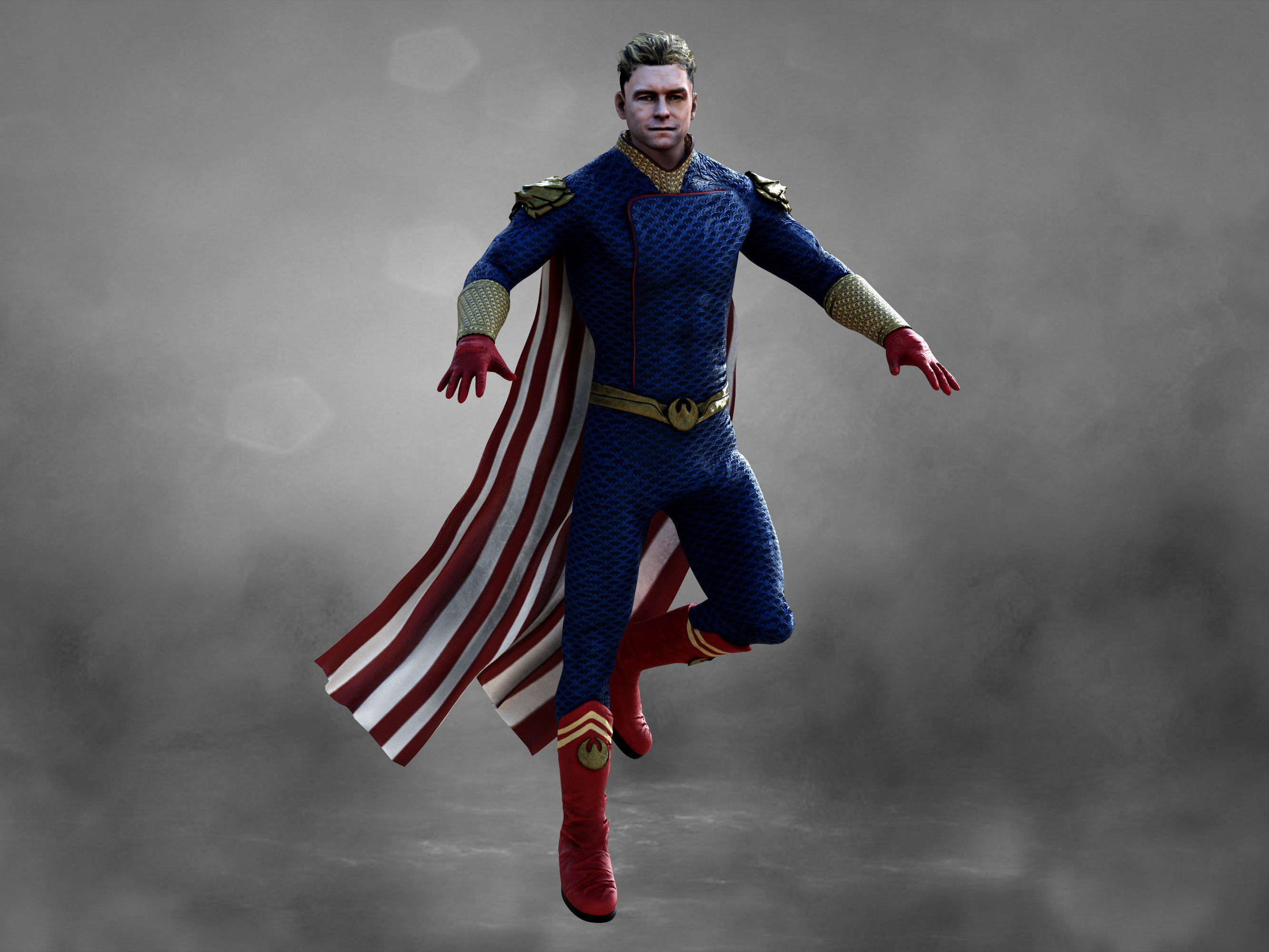 3D model Homelander VR / AR / low-poly rigged | CGTrader