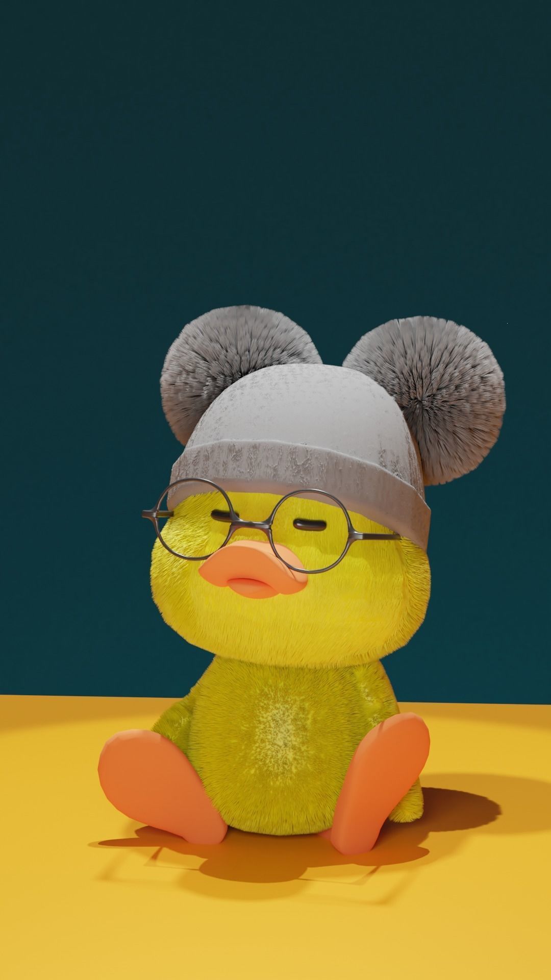 Cute Duck Doll 3D model rigged | CGTrader