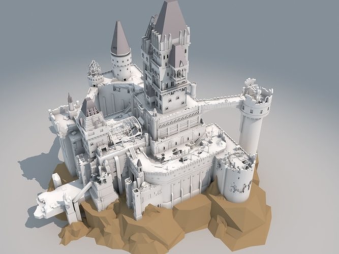 Castle Ruins 3D model | CGTrader