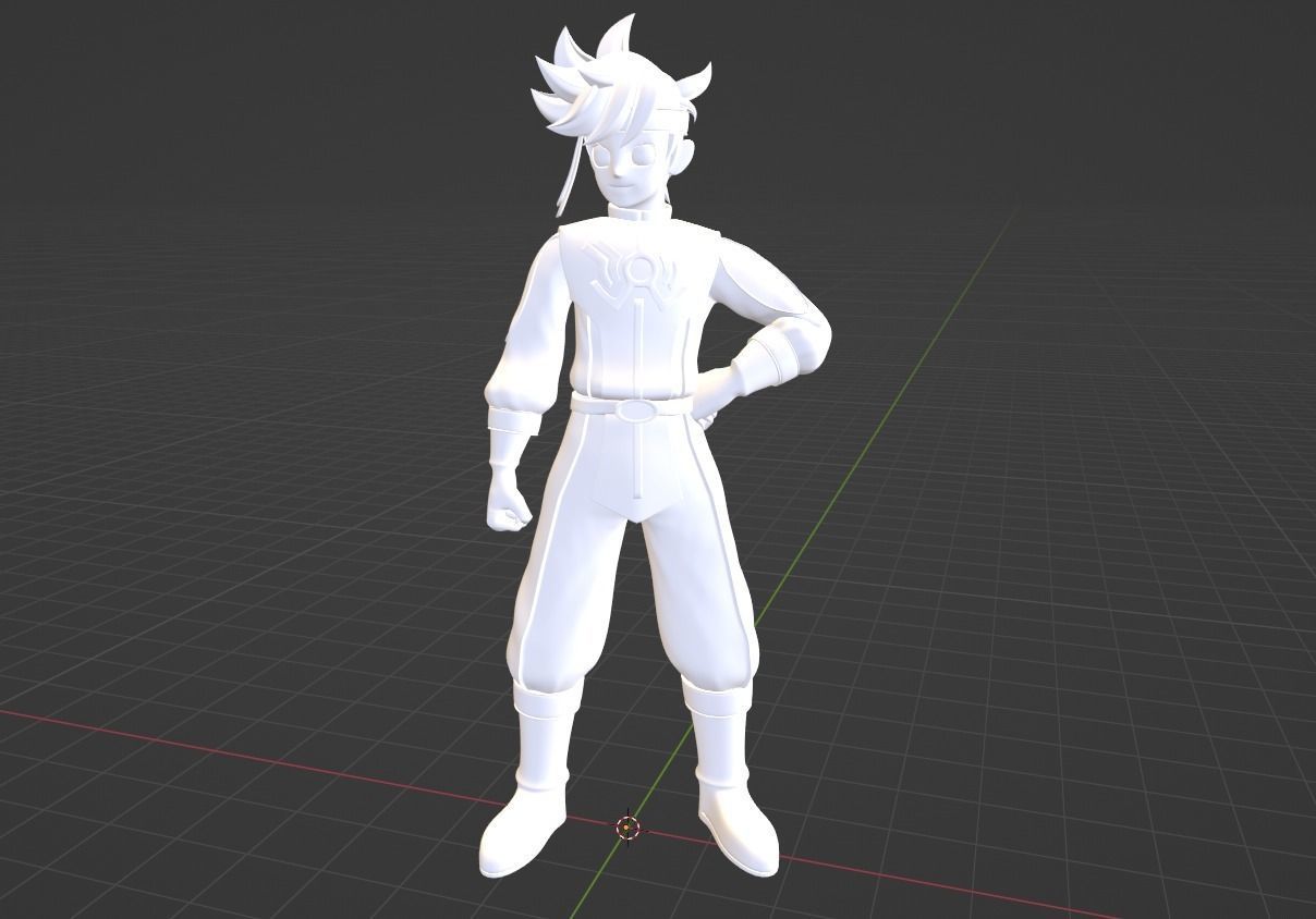 Popp Dragon Quest The Adventure of Dai 3D model rigged | CGTrader