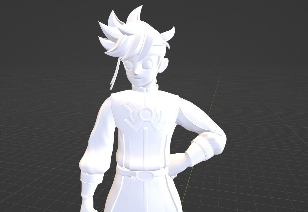 Popp Dragon Quest The Adventure of Dai 3D model rigged | CGTrader
